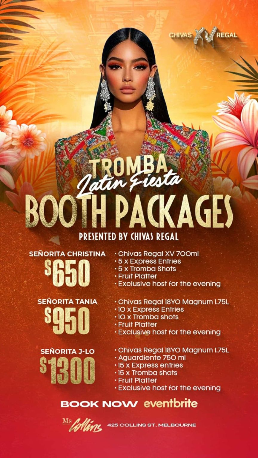 Tromba Latin Fiesta • Boxing Day Public Holiday – Ms Collins