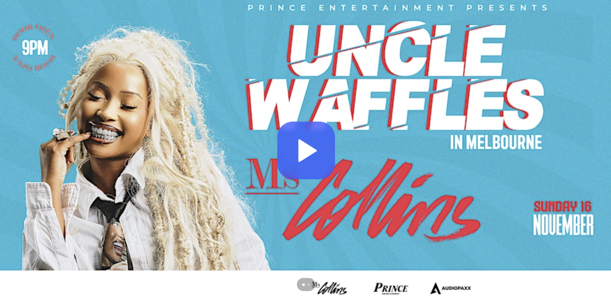 Uncle Waffles Live in Melbourne - Ms Collins